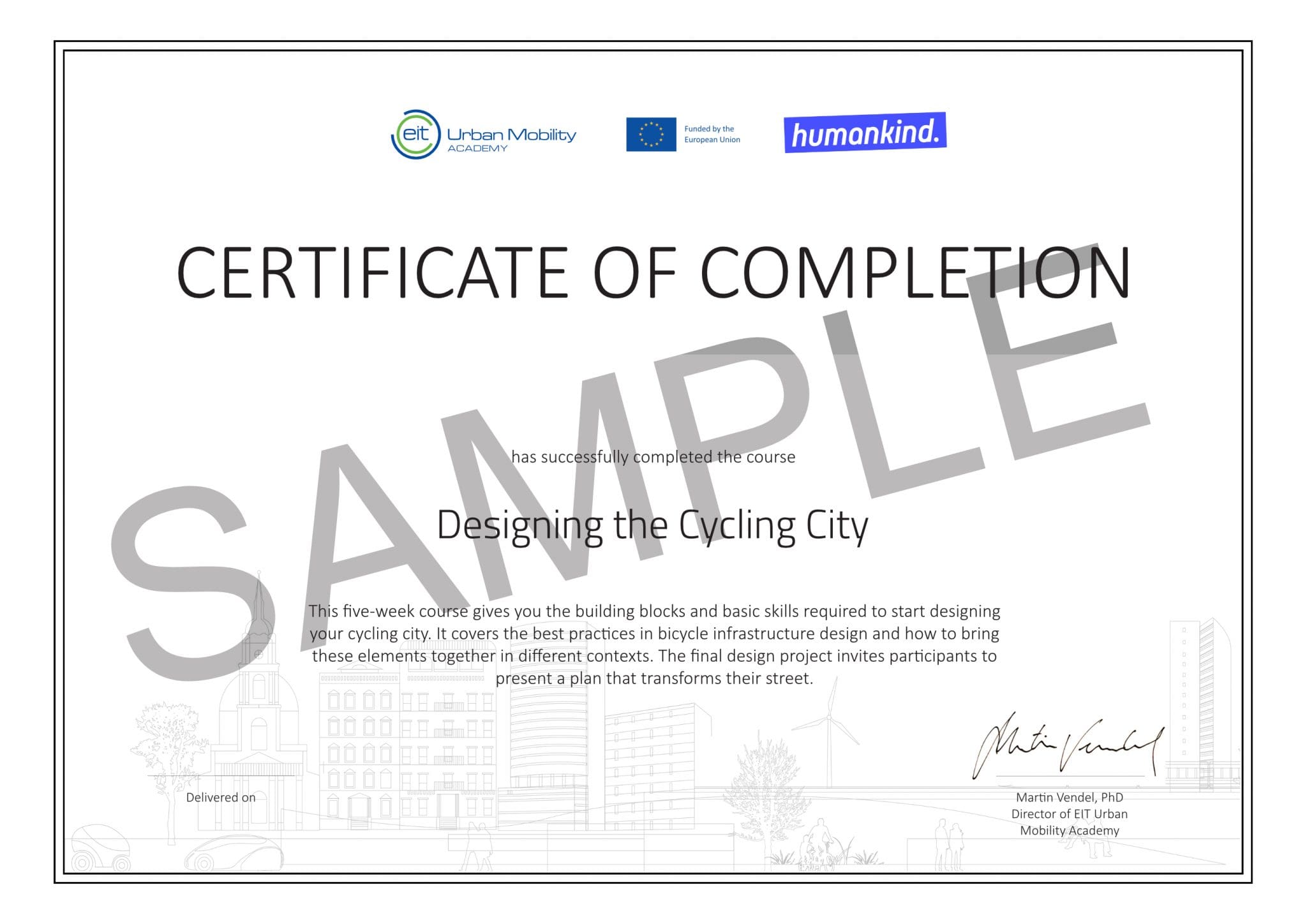Designing the Cycling City Course | Urban Mobility Courses