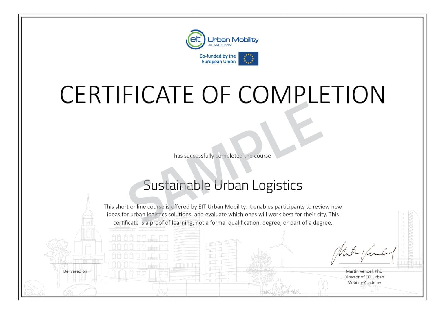 Sustainable Urban Logistics Course | Urban Mobility Courses