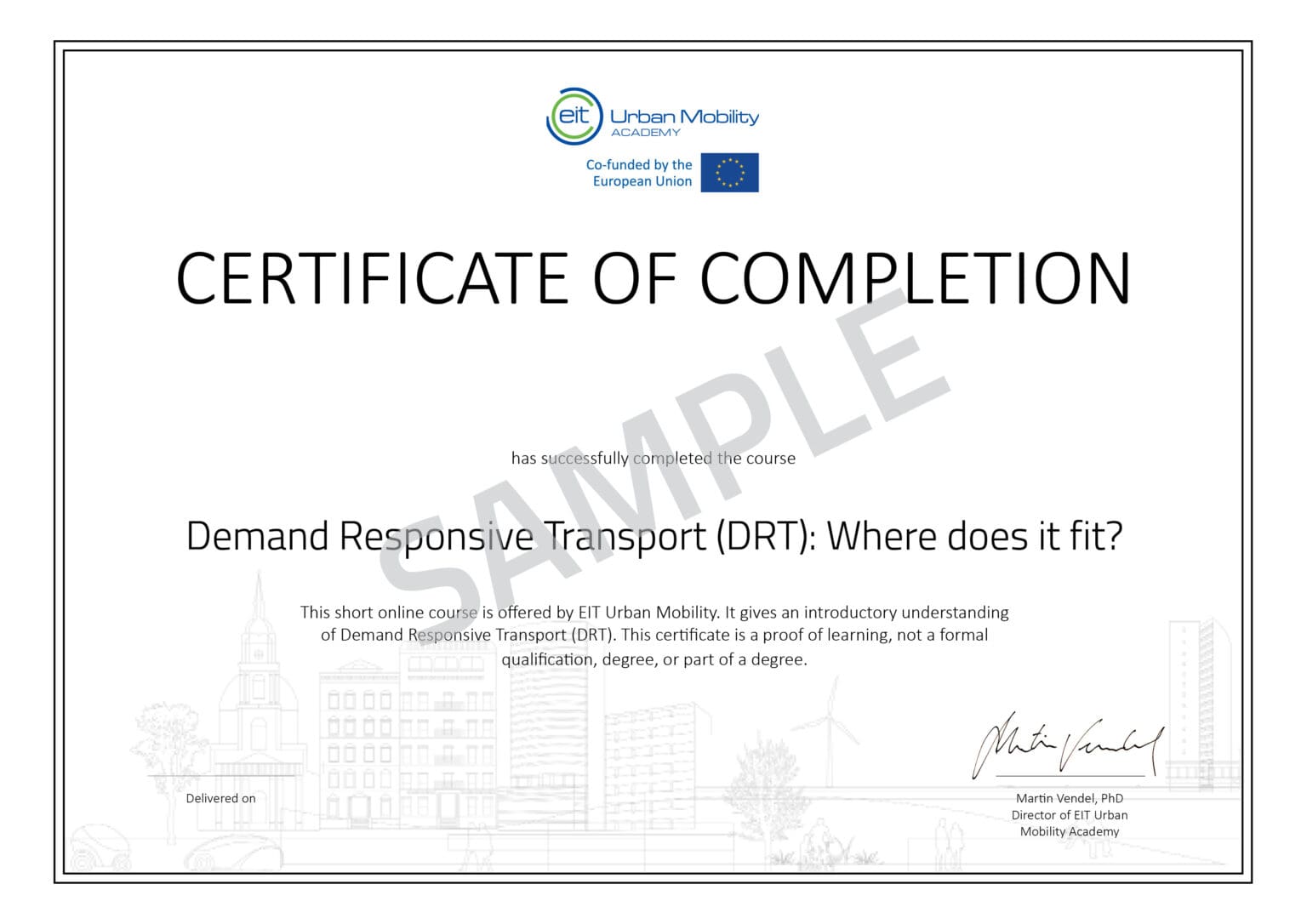 Demand Responsive Transport (DRT) Course | Urban Mobility Courses