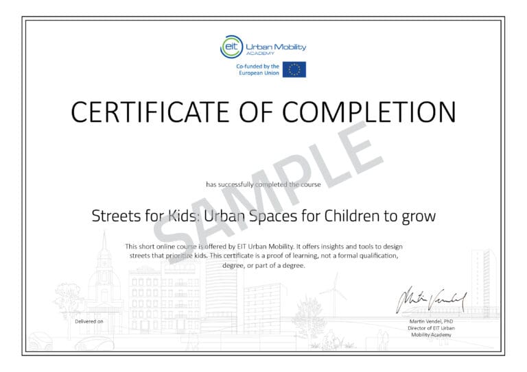 Streets for Kids: Urban Spaces for Children to grow - Urban Mobility ...